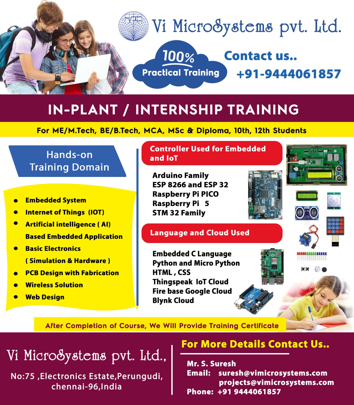 Vi Microsystems Pvt.,Ltd.,